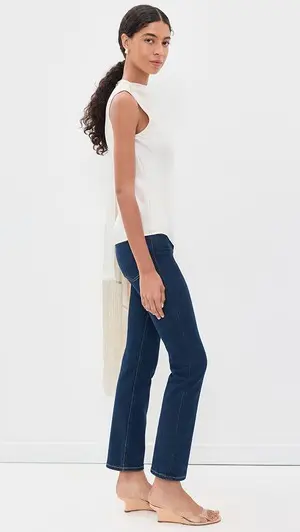 SELF-PORTRAIT Satin Fringed Scarf Top