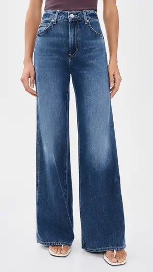 Veronica Beard Kasey Wide Leg Jeans