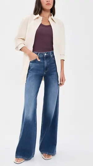 Veronica Beard Kasey Wide Leg Jeans