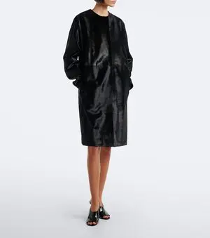 Loulou De Saison Lotta Calf-hair Coat