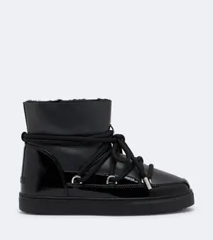 Inuikii Full Leather Gloss Snow Boots