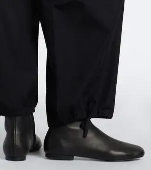 SOULIERS MARTINEZ Molli Leather Ankle Boots