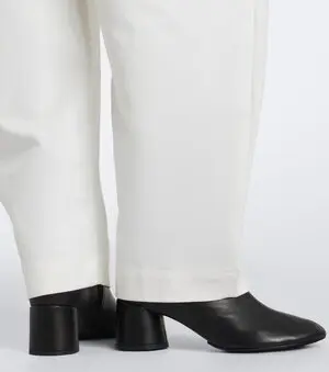SOULIERS MARTINEZ Flavia Leather Ankle Boots