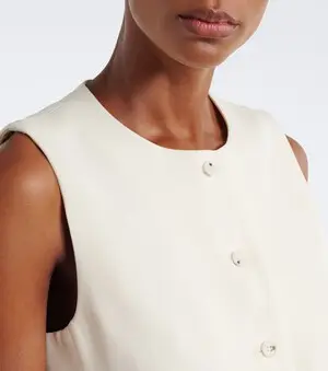 Loulou De Saison Jane Vest - White