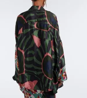 Dries Van Noten Printed Twill Shirt - Multicoloured