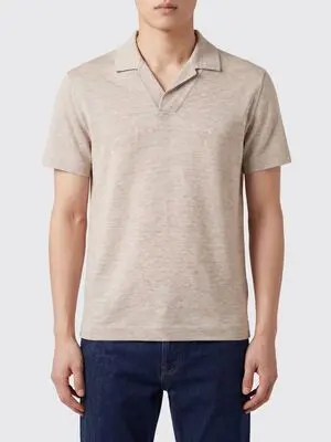 Zegna Polo Shirt Nude - Cream