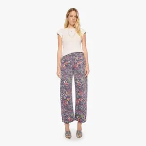 MOTHER The Half-pipe Flood "terraforming Mars" Printed Wide-leg Pants