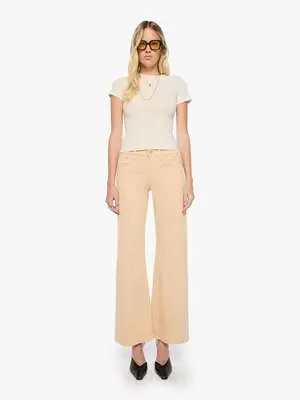 MOTHER MOTHER Mid Rise Sidestepper Twist Sneak Jeans Multi