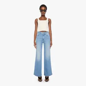 MOTHER The Hustler Roller Double Sneak Saddle Up Jeans