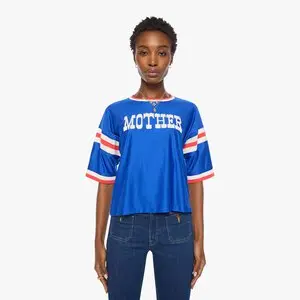 MOTHER The Fast Fred Footballer" Cropped T-shirt