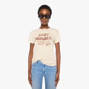 MOTHER The Boxy Goodie Lady Wonder Graphic T-shirt
