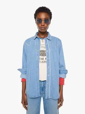 Mother Curved Hem Shirts For Women