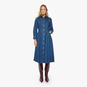 MOTHER The Honor Roll Western Dress - Blue