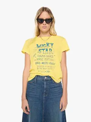 MOTHER The Sinful Lucky Star Graphic Shirt - Red