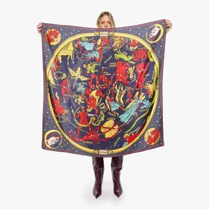 MOTHER The Scarf It Up Cosmos - Blue