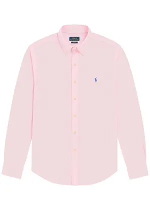 Polo Ralph Lauren Logo-embroidered Cotton Shirt - Pink