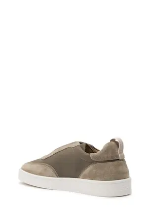 AURELIEN Leisure Panelled Suede Sneakers