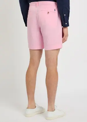 Polo Ralph Lauren Logo Embroidered Stretch-cotton Shorts