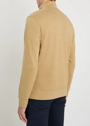 Polo Ralph Lauren Half-zip Logo-embroidered Jersey Sweatshirt