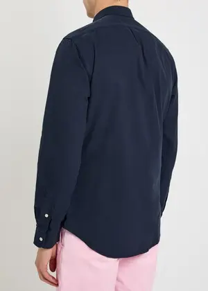 Polo Ralph Lauren Logo-embroidered Cotton Shirt - Navy