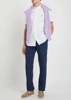 Polo Ralph Lauren Logo-embroidered Stretch-cotton Shirt