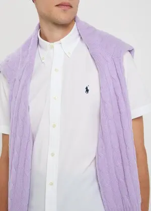 Polo Ralph Lauren Logo-embroidered Stretch-cotton Shirt