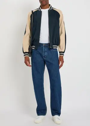 Valentino Garavani Panelled Cotton Bomber Jacket