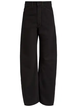 LEMAIRE Curved-leg Denim Jeans - Black