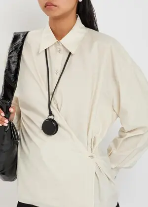 LEMAIRE Twisted Cotton And Silk-blend Shirt