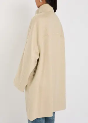 Alaïa Asymmetric Cashmere Coat