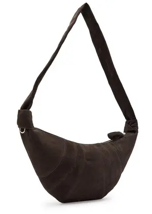 LEMAIRE Croissant Medium Nubuck Shoulder Bag