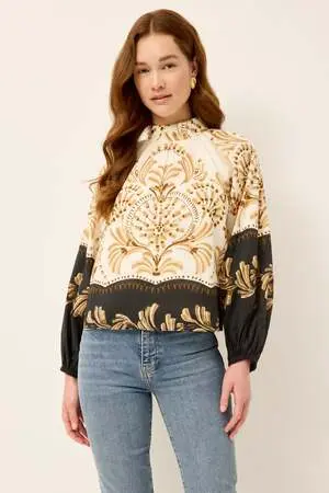MARIE OLIVER Scottie Blouse