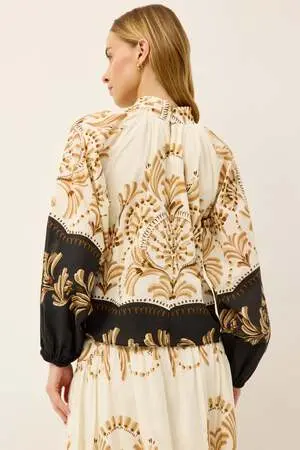 MARIE OLIVER Scottie Blouse