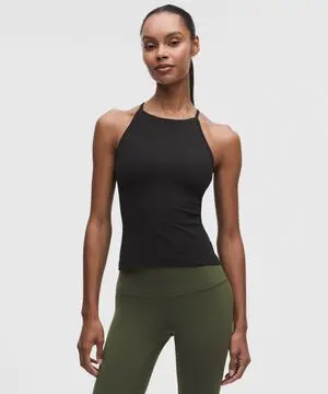 Lululemon Flow Y High-neck Tank Top - Black
