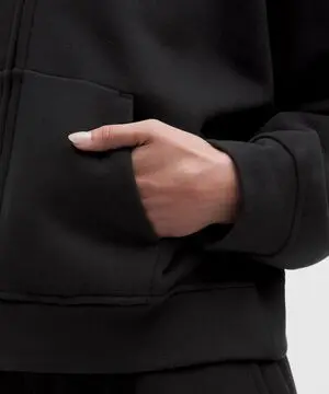 Lululemon Steady State Superloft Full Zip Hoodie - Black