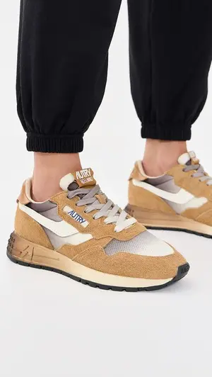 AUTRY Reelwind Low Suede Sneakers - Chocolate Brown/terra