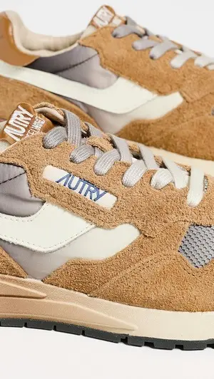 AUTRY Reelwind Low Suede Sneakers - Chocolate Brown/terra
