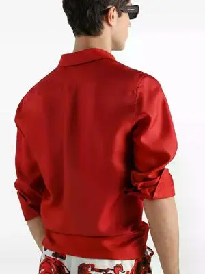 Dolce & Gabbana Martini Shirt In Silk Twill