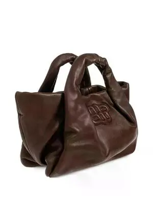 Munthe Logo Patch Tote Bag - Brown