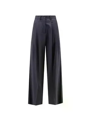 ALYSI Pleated Wide-leg Trousers