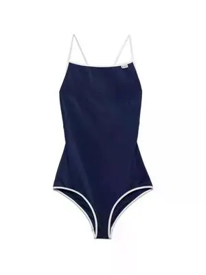Prada One-piece Jersey Swimsuit - Blue