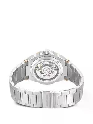 KENNETH COLE Skeleton Automatic Watch With Stainless Steel Case And Link Bracelet - Black