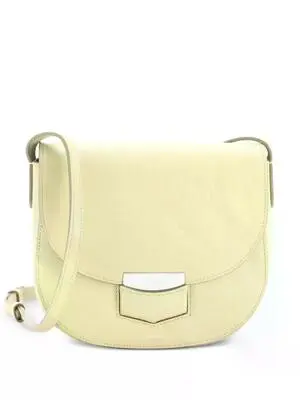 Celine Trotteur Grainy Leather Small Crossbody Bag - Green