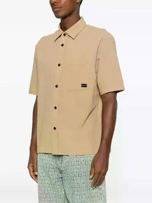 Emporio Armani Logo-plaque Short-sleeve Shirt