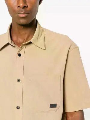 Emporio Armani Logo-plaque Short-sleeve Shirt