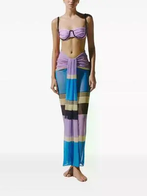 BAOBAB Lula Ruched Underwired Bikini Top