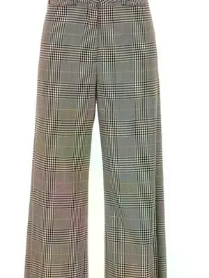 Marella Check-pattern Trousers