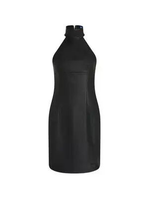 Karl Lagerfeld Halterneck Mini Dress - Black