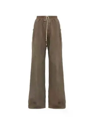Rick Owens Wide-leg Drawstring Trousers - Brown