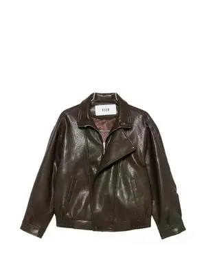 ELEH Zip-up Jacket - Brown